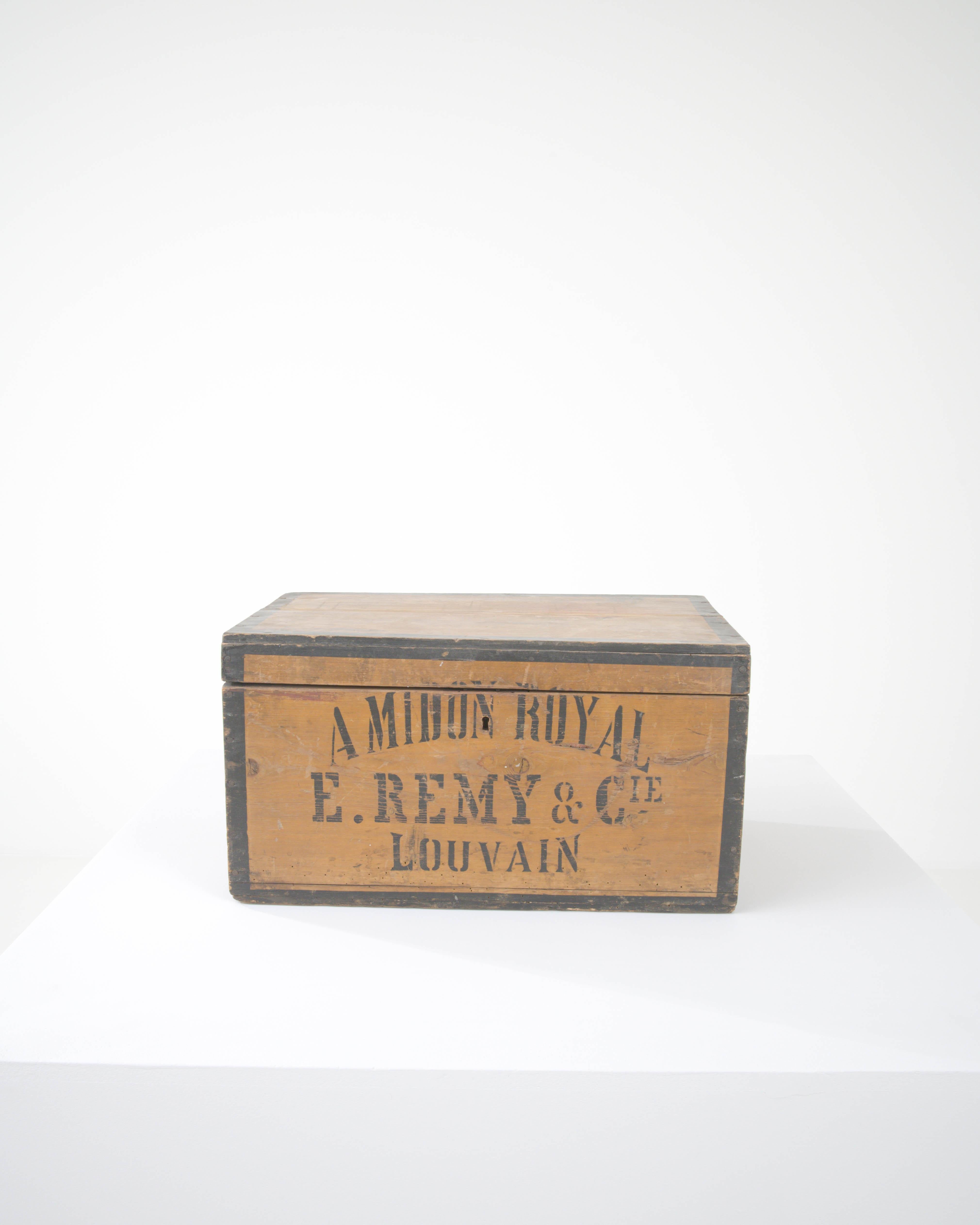 20th Century Belgian Wooden Box at 1stDibs