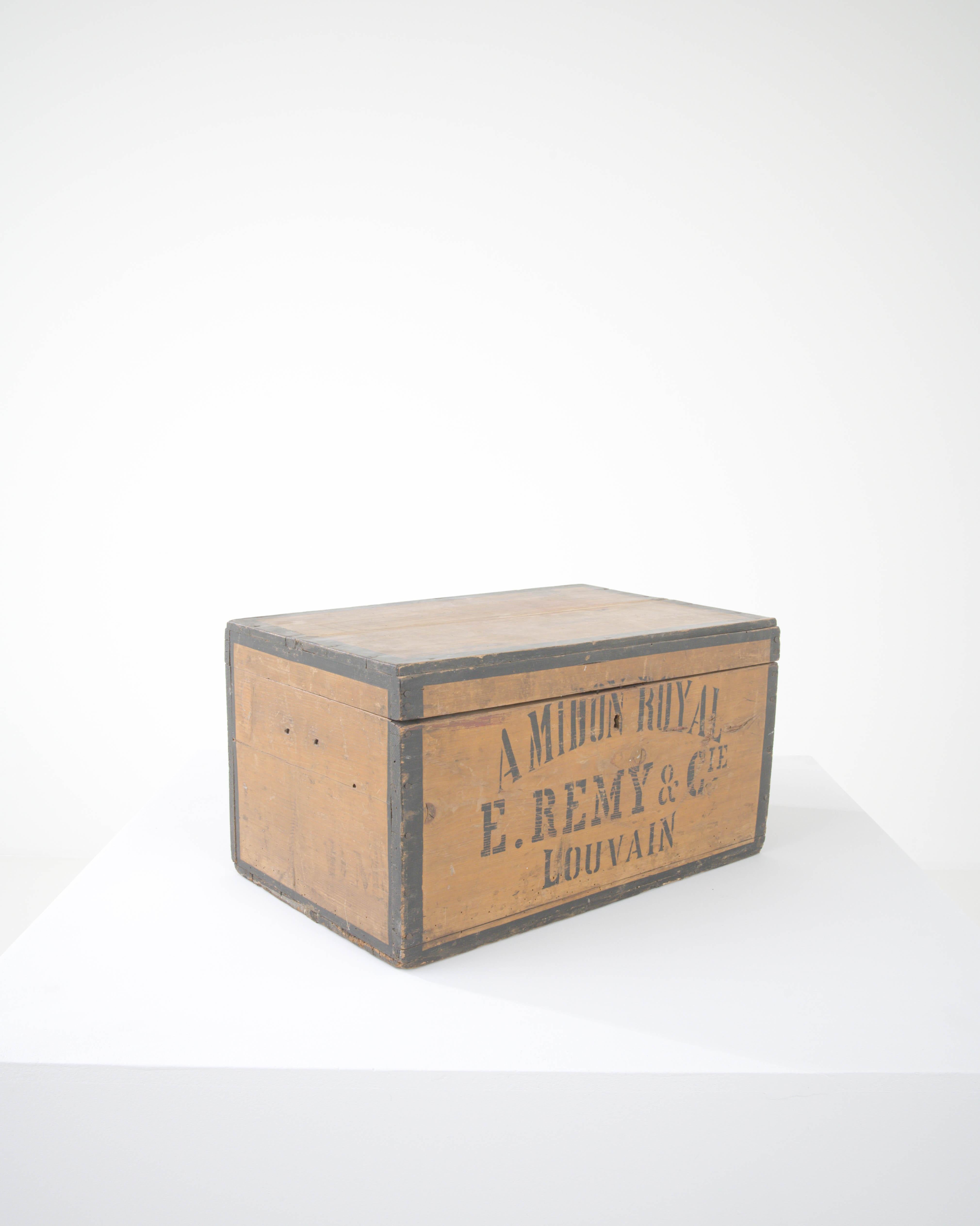 20th Century Belgian Wooden Box at 1stDibs