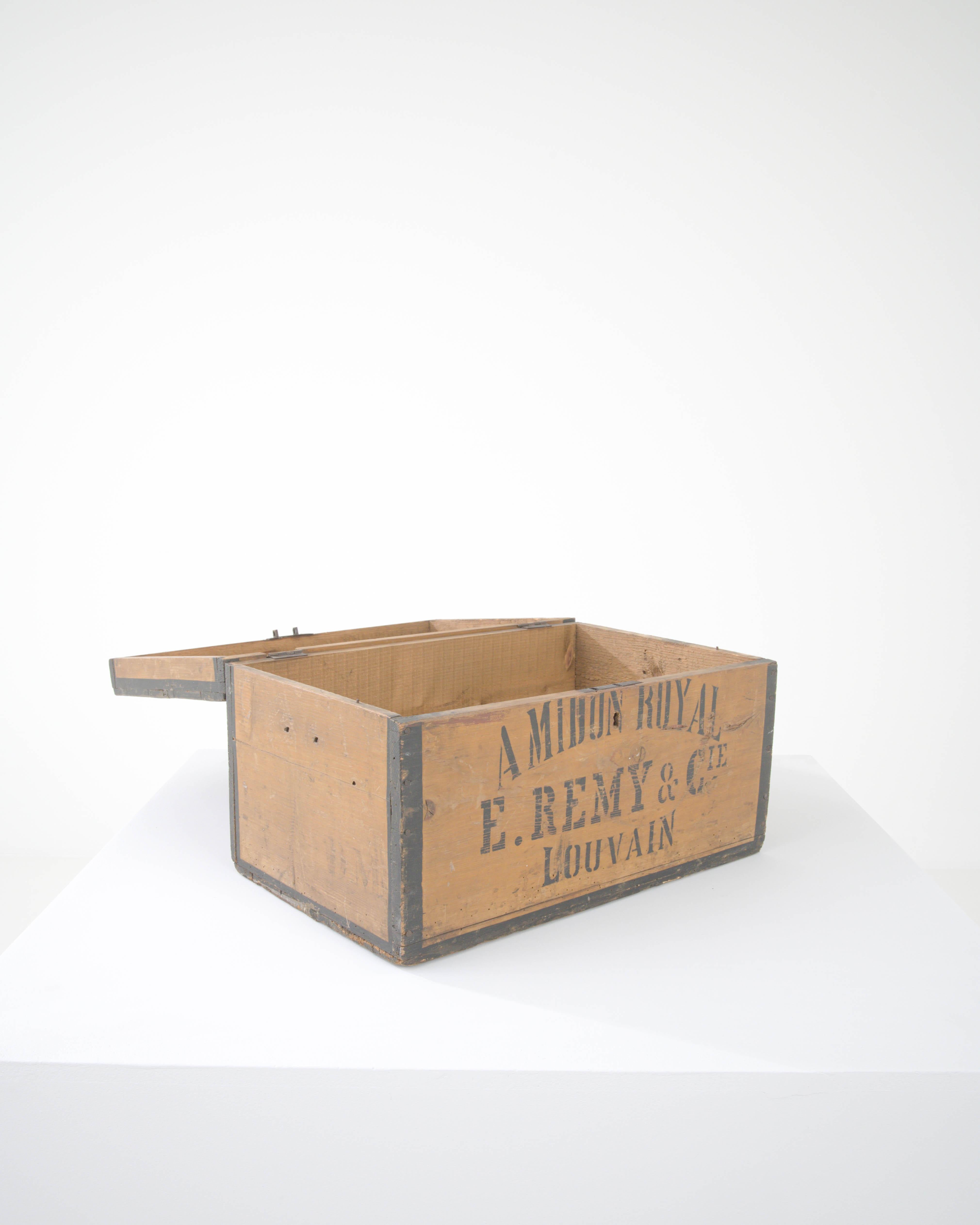 20th Century Belgian Wooden Box at 1stDibs
