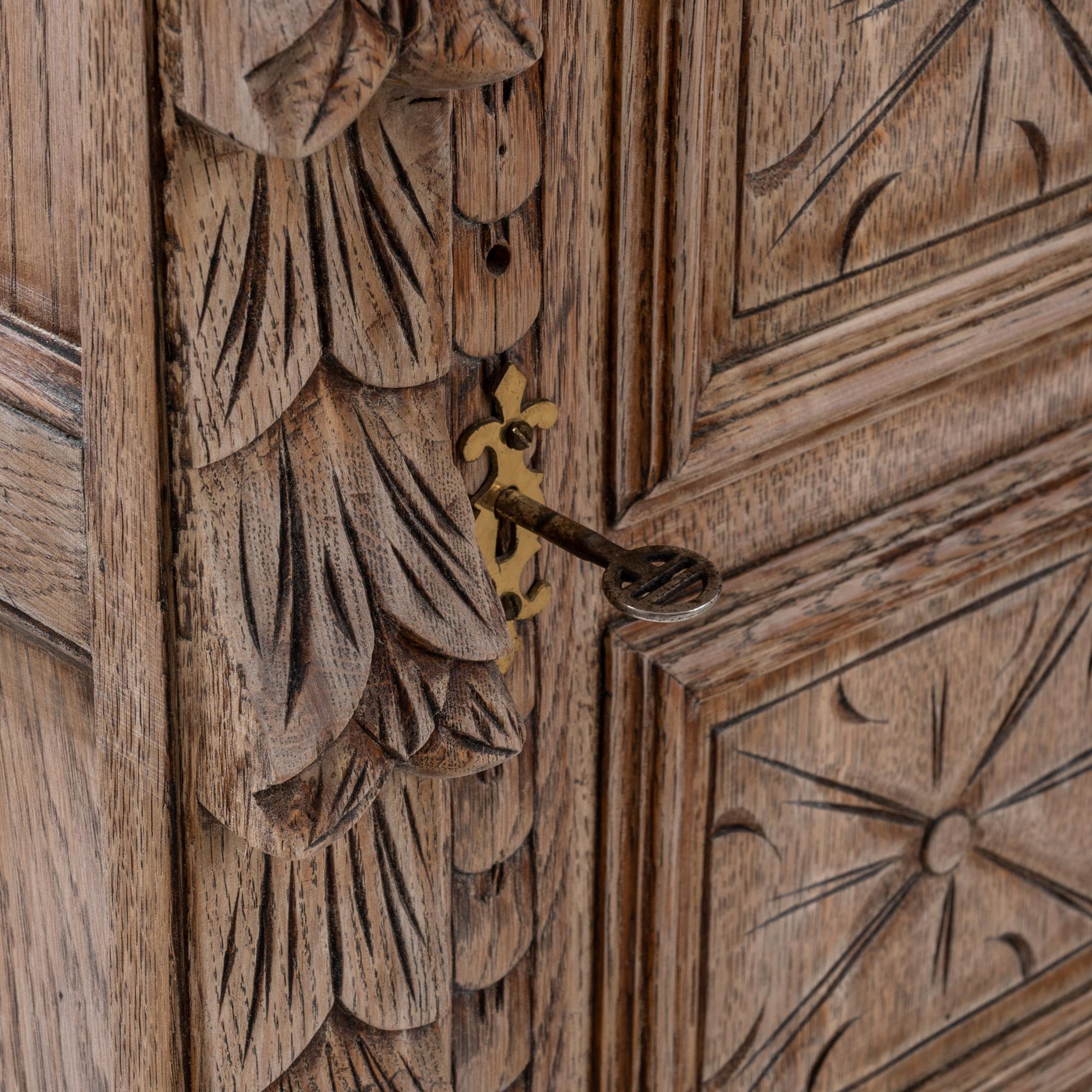 20th Century Belgian Wooden Buffet, a Pair For Sale at 1stDibs