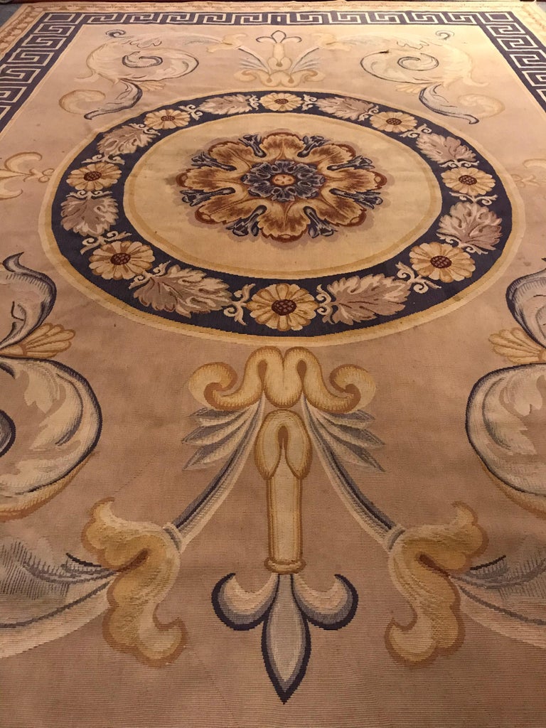 20th Century Biedermeier or Empire Aubusson Carpet For Sale at 1stDibs