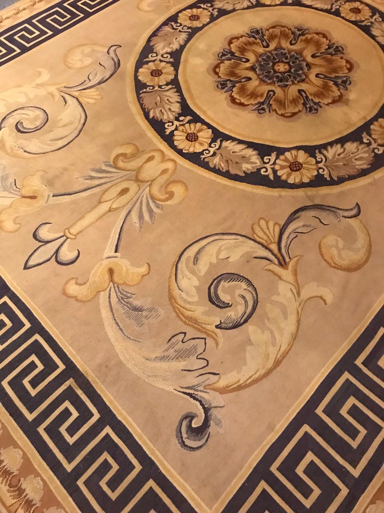 20th Century Biedermeier or Empire Aubusson Carpet For Sale at 1stDibs