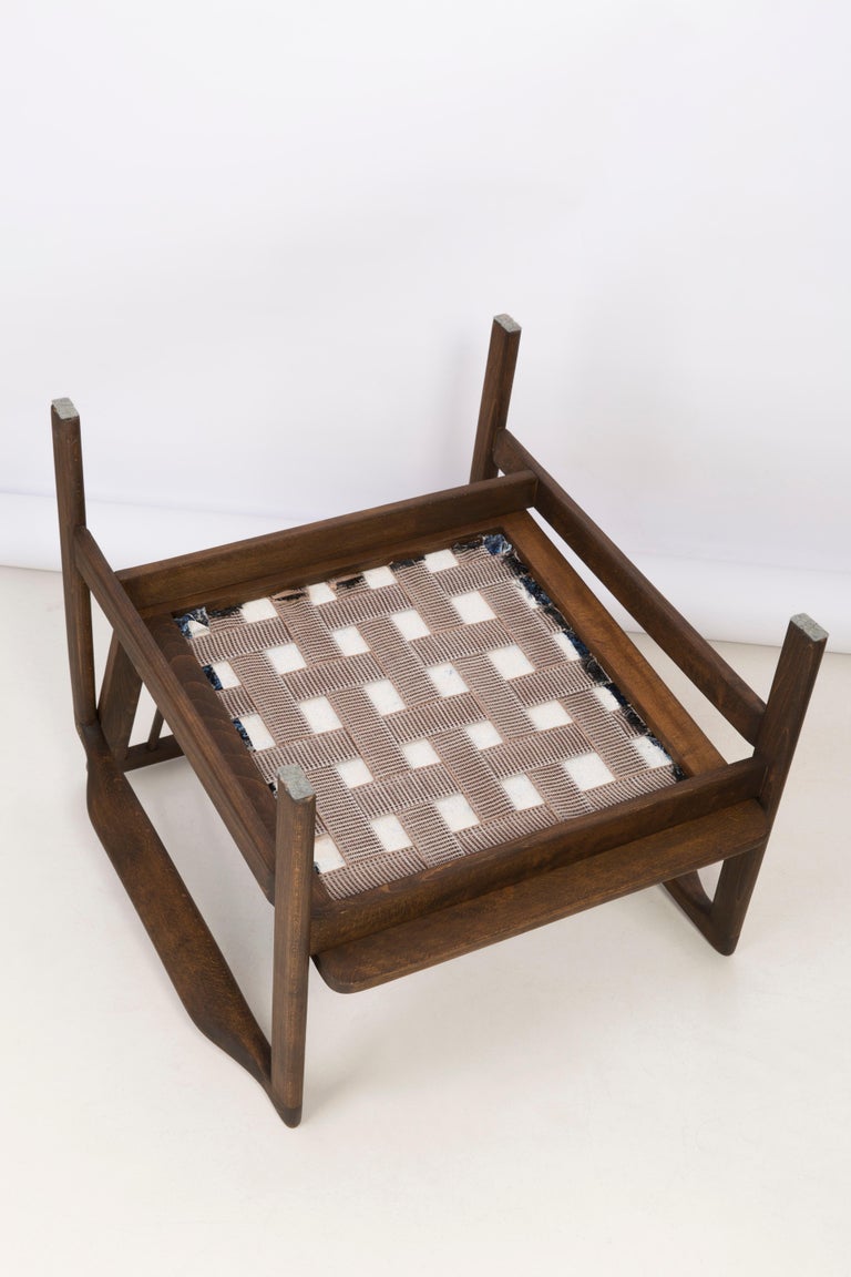 20th Century Blue Vintage Armchair, Zenon Baczyk, 1960s For Sale at 1stDibs