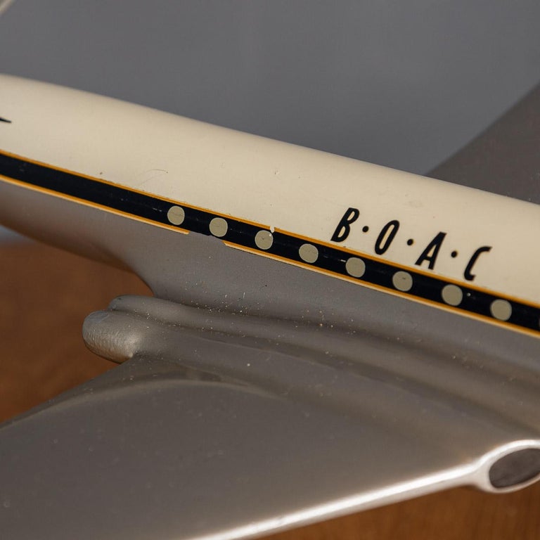 20th Century Boac Comet 4 Aluminium Airplane Model, c.1950 at 1stDibs
