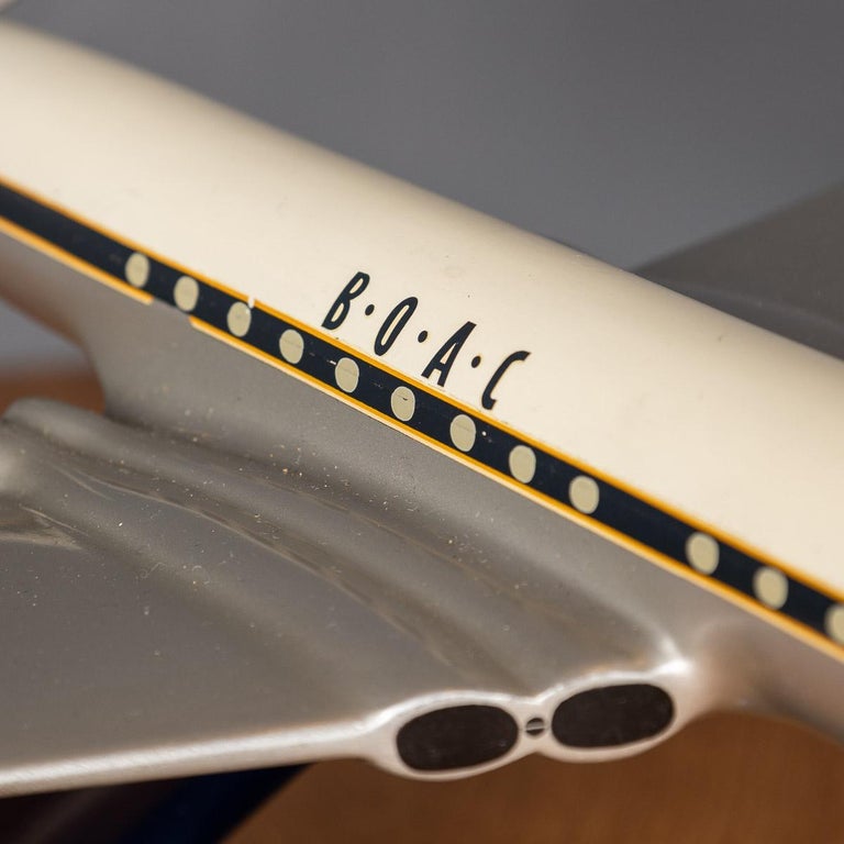 20th Century Boac Comet 4 Aluminium Airplane Model, c.1950 at 1stDibs