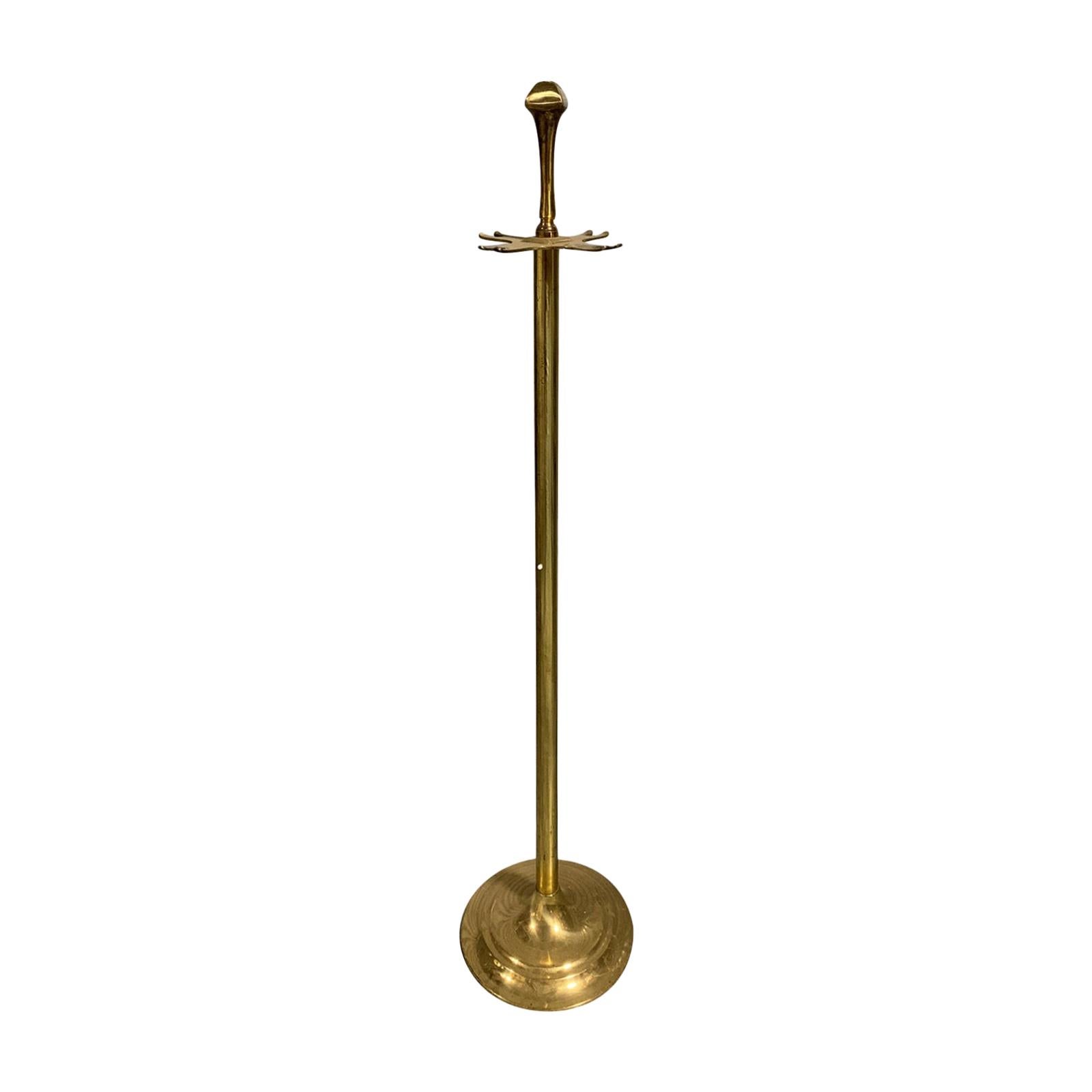 20th Century Brass Trifold Fire Screen in Antique Brass Finish For Sale ...
