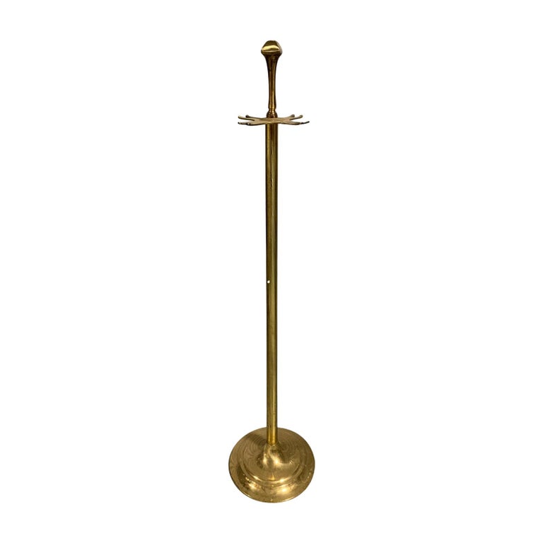 20th Century Brass Fire Tool Stand For Sale at 1stDibs