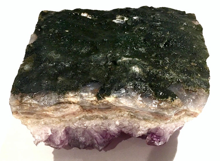 20th Century Large Brazilian Amethyst Geode Specimen/Fragment at 1stDibs
