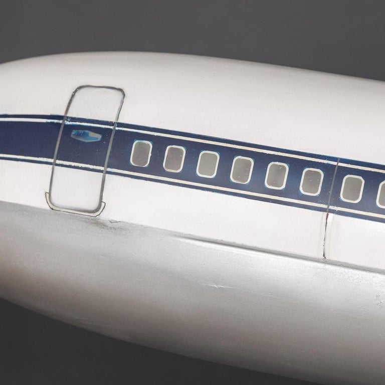 20th Century British Boeing 707 Jetliner Fibre Glass Airplane Model, c ...