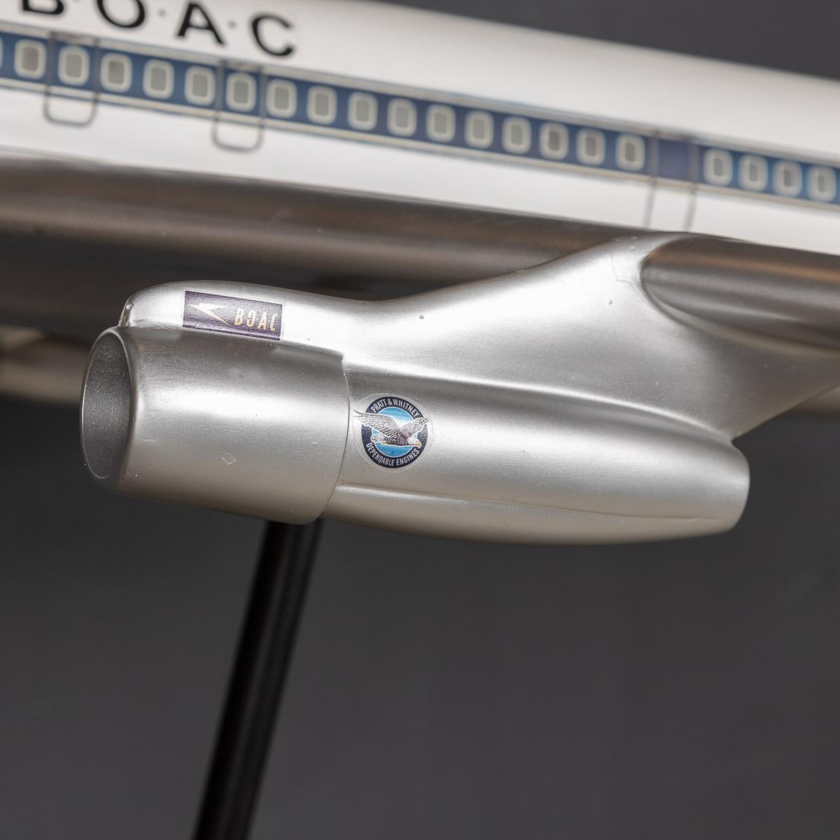 20th Century British Boeing 707 Jetliner Fibre Glass Airplane Model, c ...