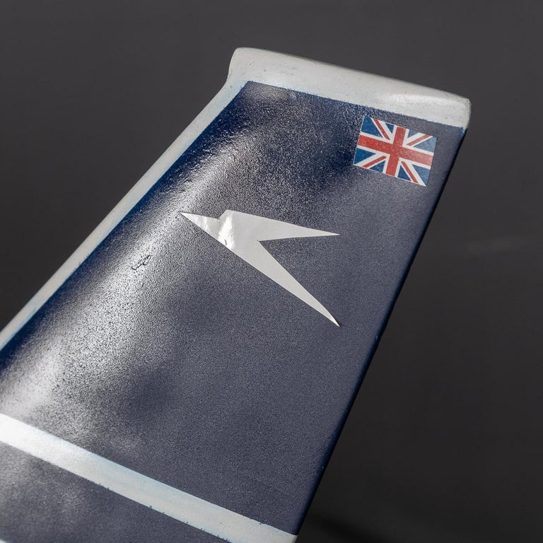 20th Century British Boeing 707 Jetliner Fibre Glass Airplane Model, c ...