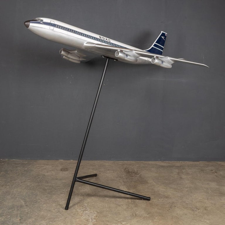 20th Century British Boeing 707 Jetliner Fibre Glass Airplane Model, c ...