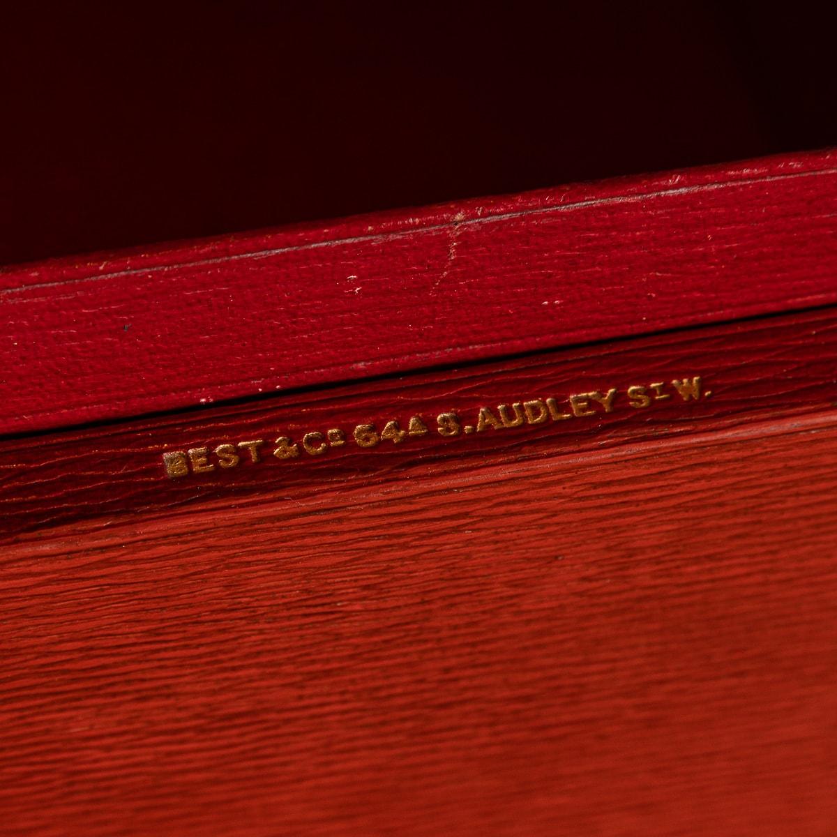 20th Century British Chancellors Leather Document Box, circa 1920 For ...