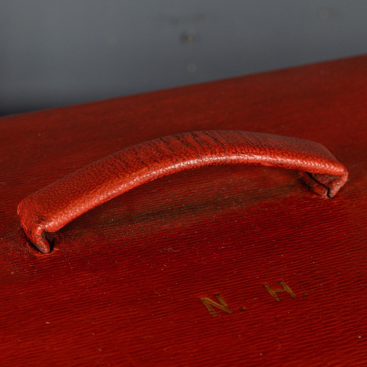 20th Century British Chancellors Leather Document Box, circa 1920 For ...