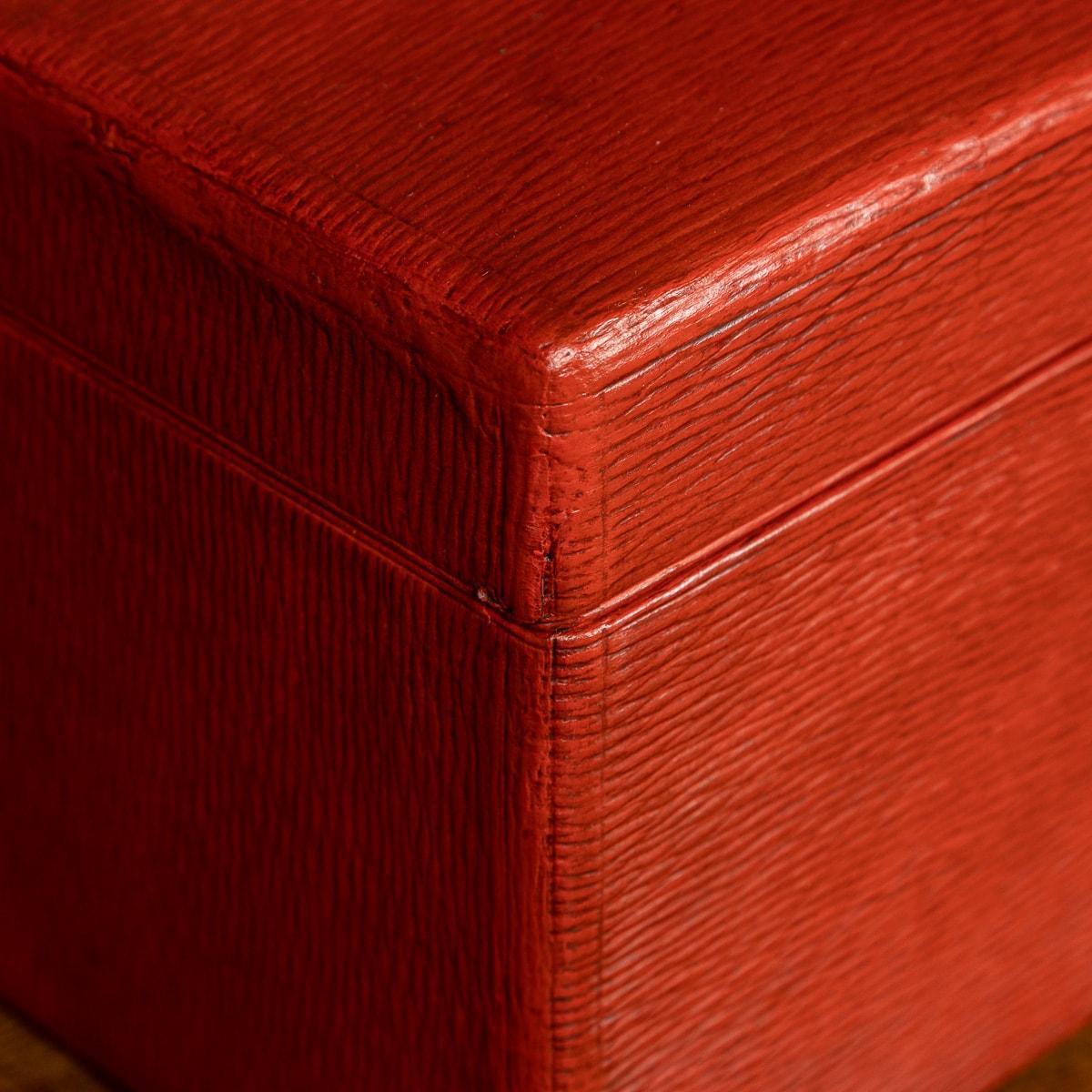 20th Century British Chancellors Leather Document Box, circa 1920 For ...