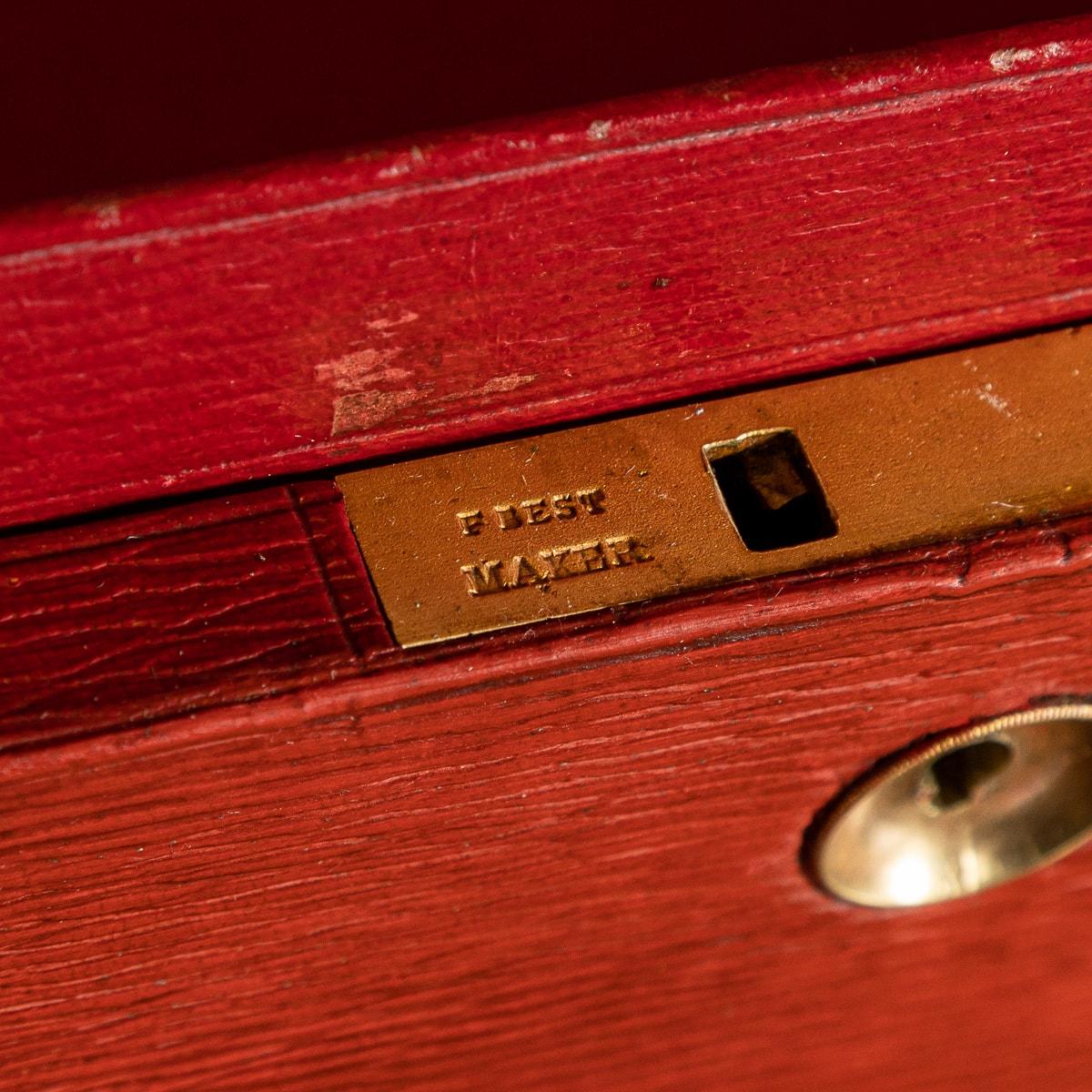 20th Century British Chancellors Leather Document Box, circa 1920 For ...