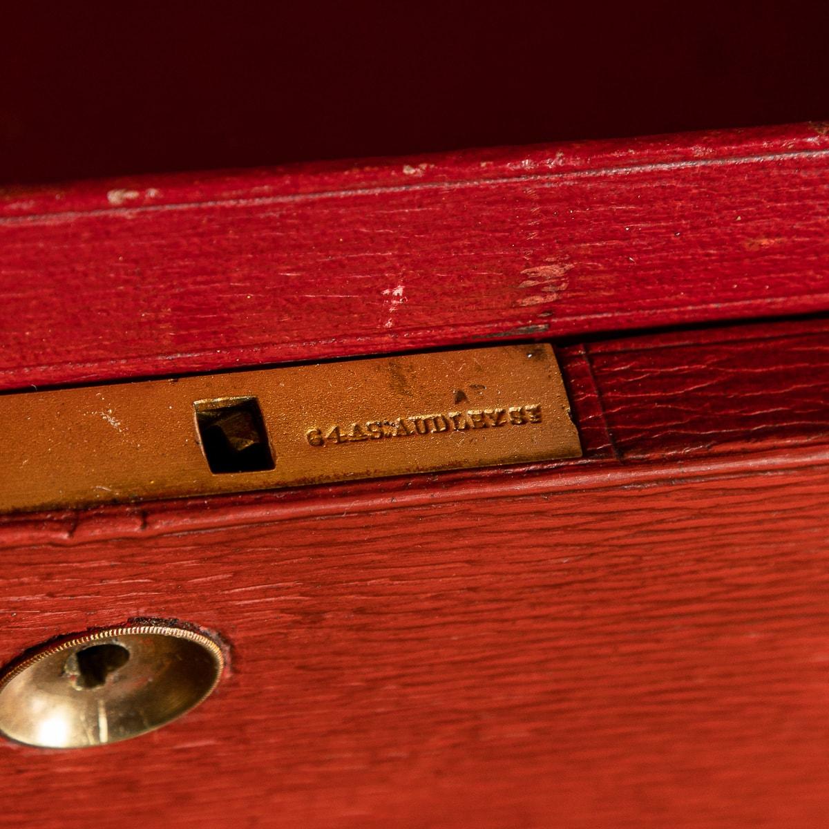 20th Century British Chancellors Leather Document Box, circa 1920 For ...