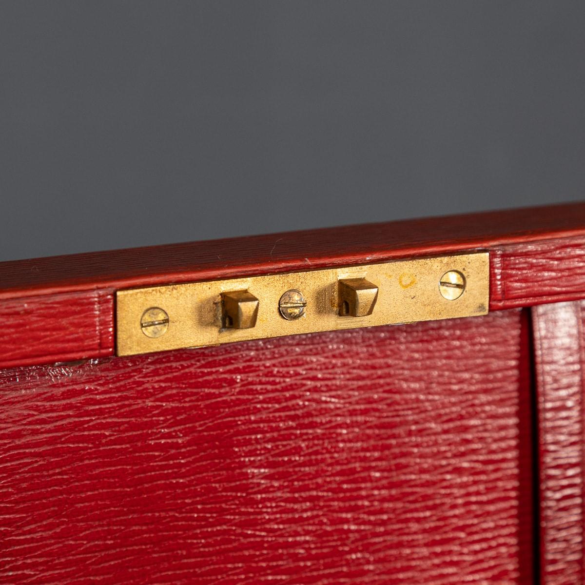 20th Century British Chancellors Leather Document Box, circa 1920 For ...