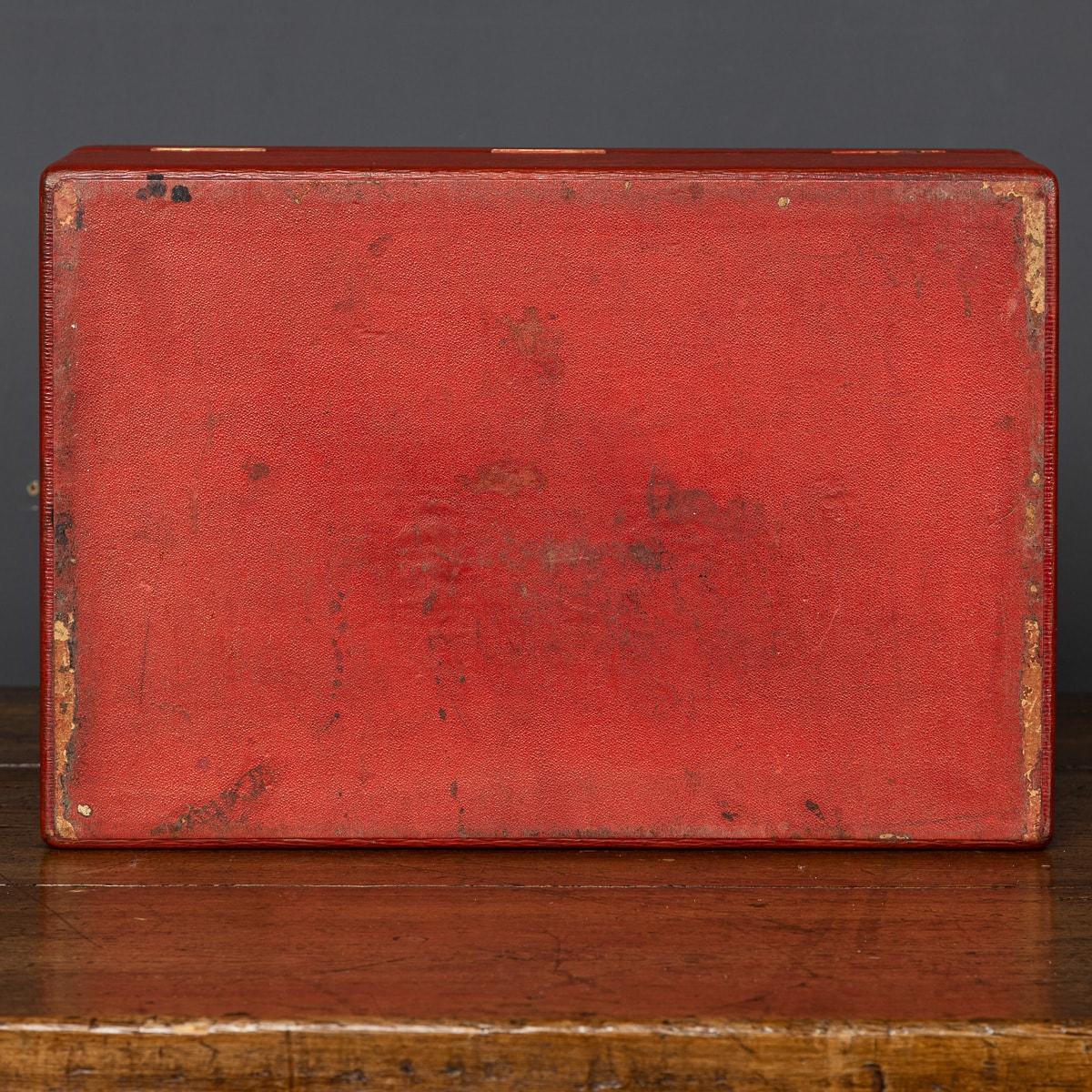 20th Century British Chancellors Leather Document Box, circa 1920 For ...