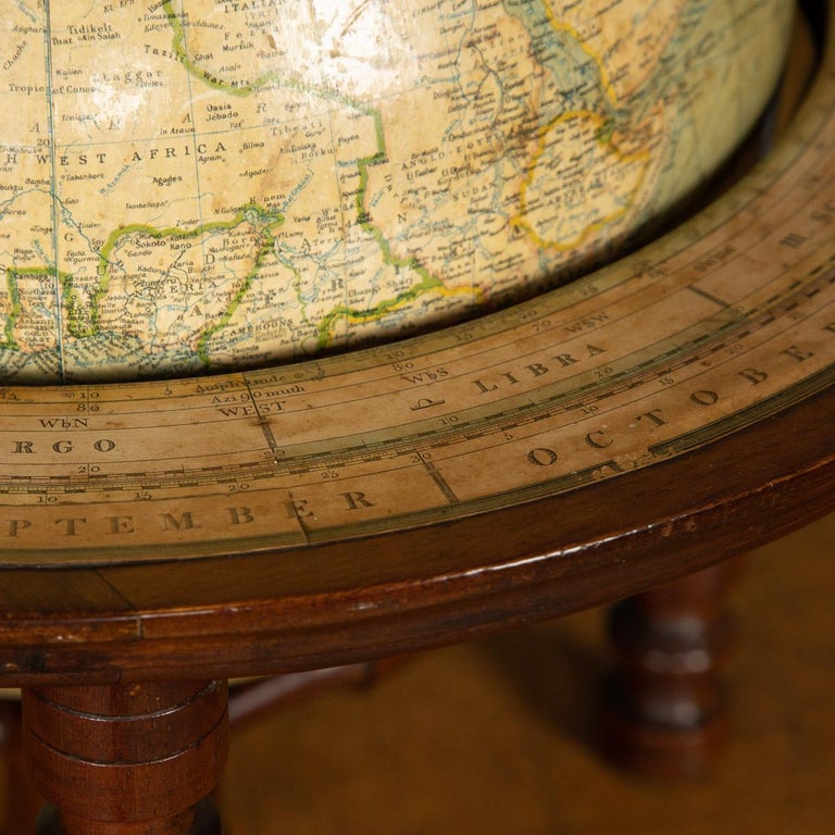20th Century British Terrestrial Library Globe, George Philip and Son ...