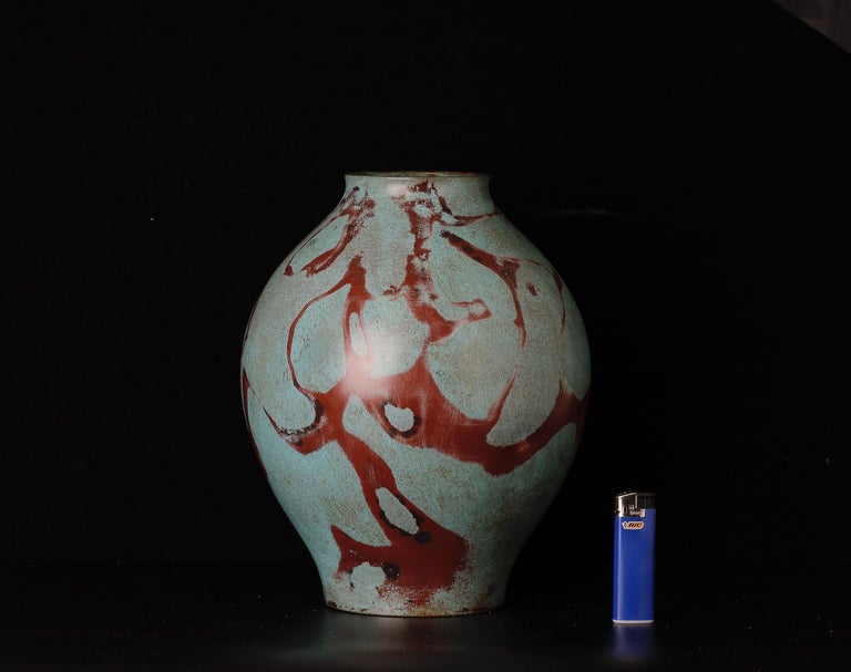 20th Century Bronze Vase by Celebrated Artist Hanya Kankei For Sale at ...