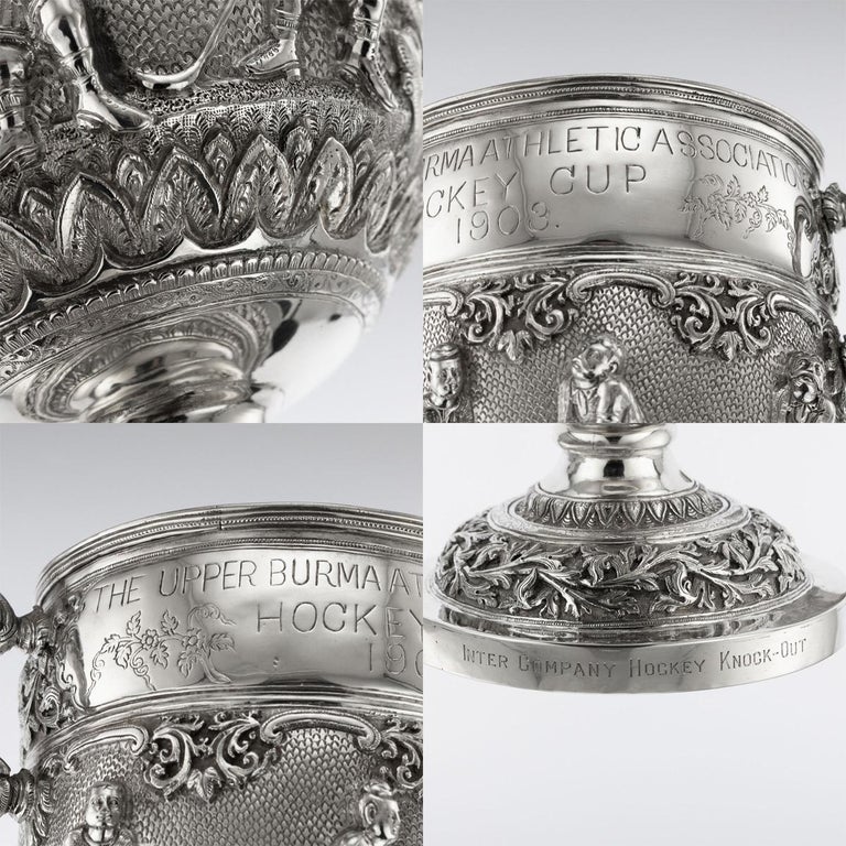 20th Century Burmese Silver Athletic Association Hockey Cup, circa 1903 ...