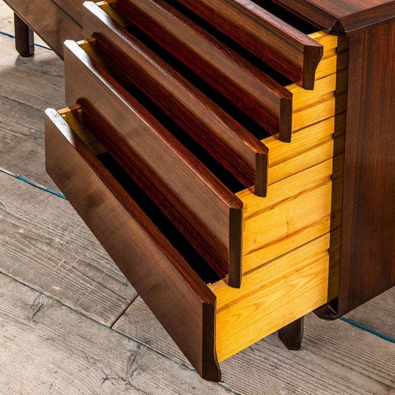 20th Century Cabinet with Ten Drawers in the Style of Ico Parisi in ...