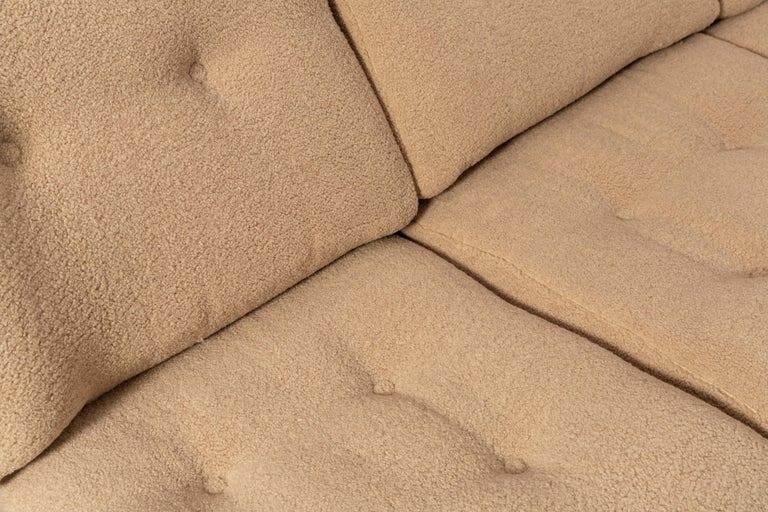 20th Century Camel Boucle Atlantis Sofa, Europe, 1960s For Sale at ...