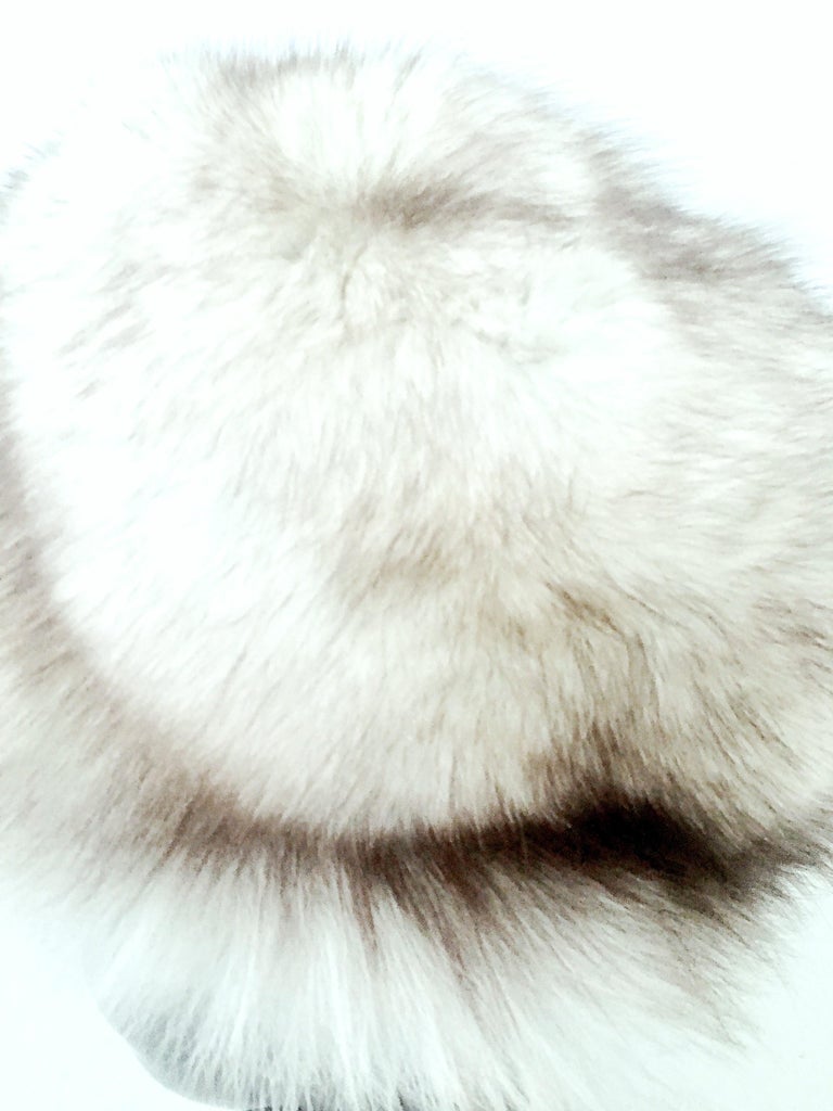 20th Century Canadian Fox Fur Hat Hand Made By, Eaton For Sale at 1stDibs