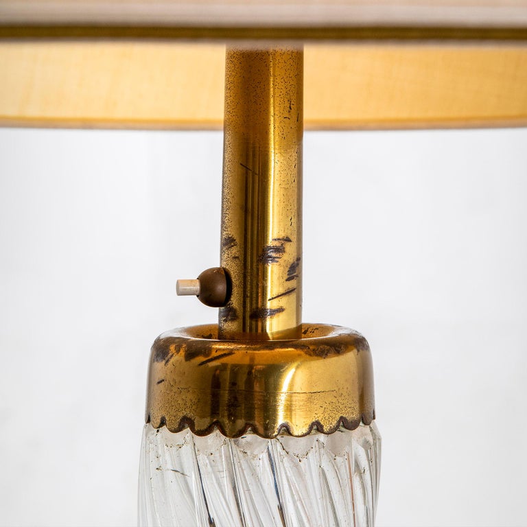 20th Century Carlo Scarpa Venini Floor Lamp Mod. 529 in Murano Glass ...