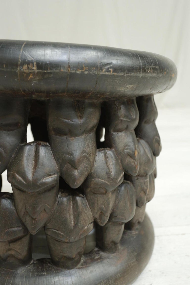 20th Century Carved African Tribal Coffee Table For Sale at 1stDibs