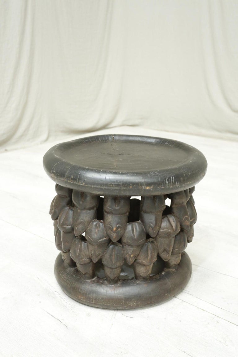 20th Century Carved African Tribal Coffee Table For Sale at 1stDibs