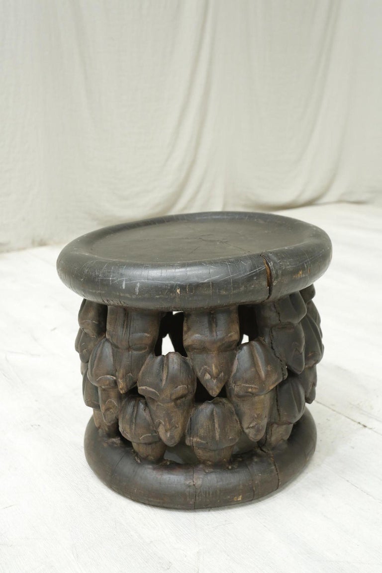 20th Century Carved African Tribal Coffee Table For Sale at 1stDibs