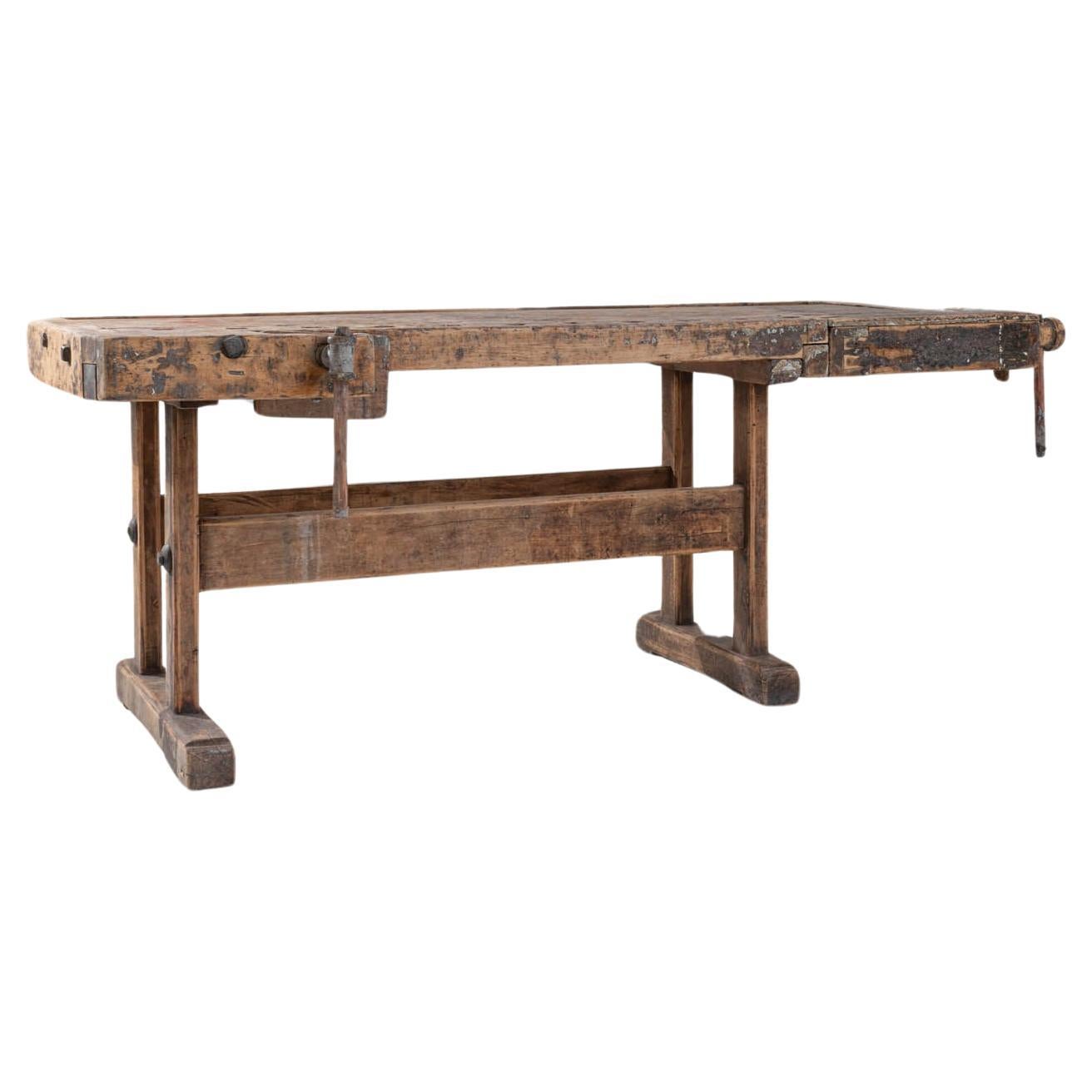 20th Century Central European Industrial Table For Sale at 1stDibs