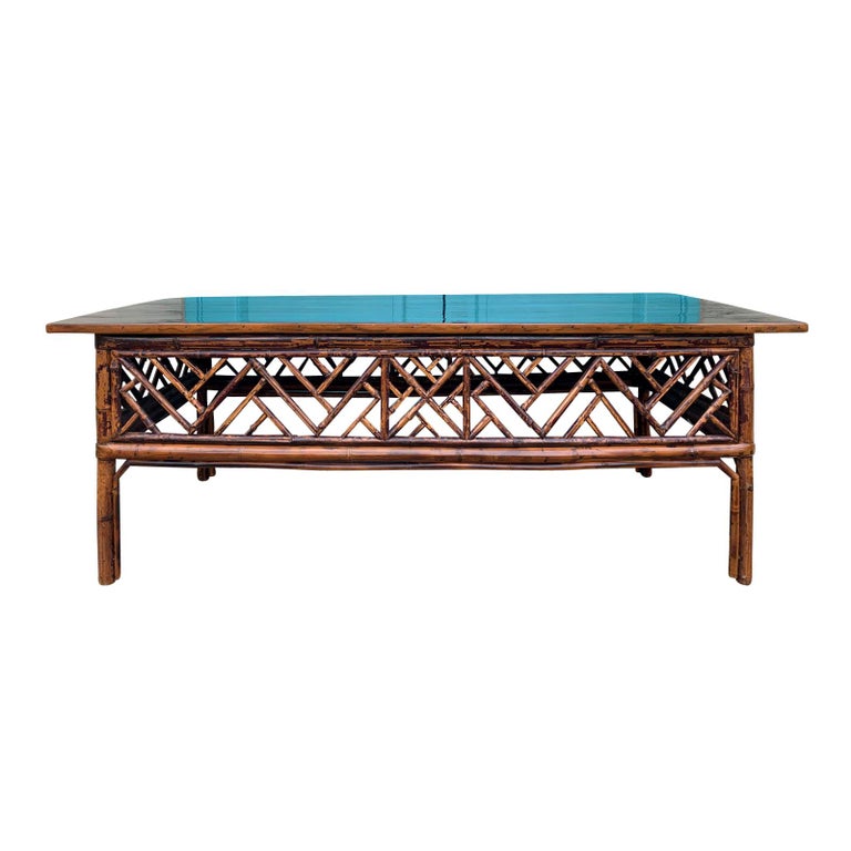 20th Century Chinese Bamboo Coffee Table, circa 1900 at 1stDibs