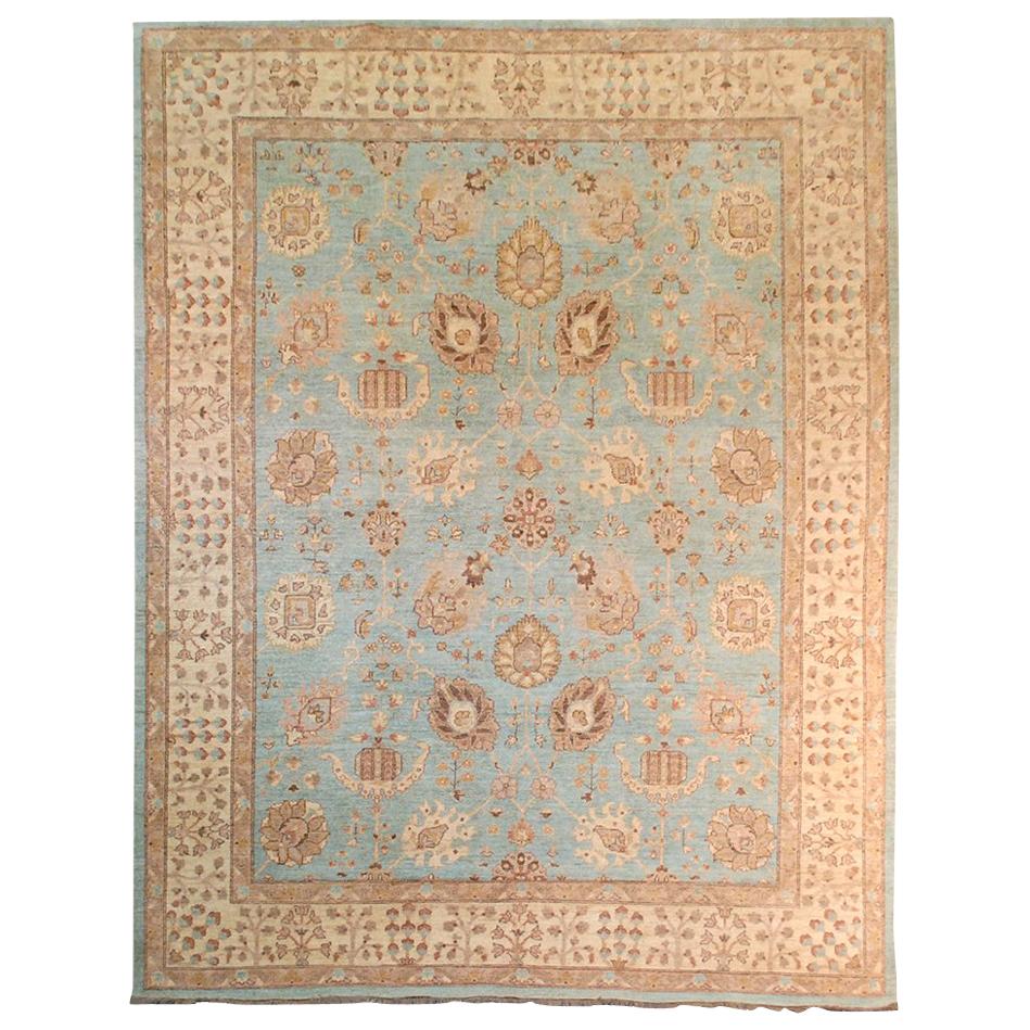 20th Century Chobi Blue Rug For Sale at 1stDibs