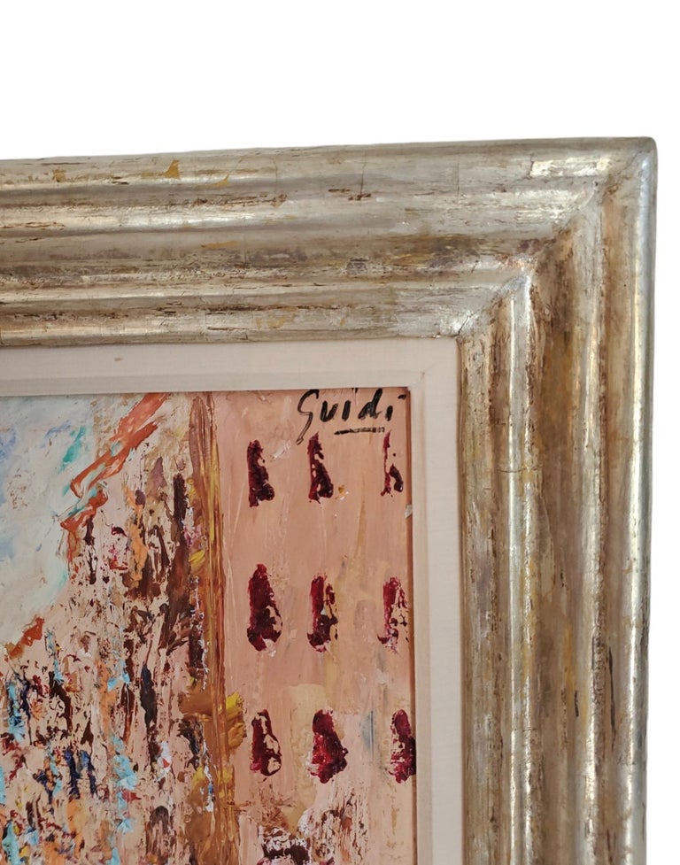 20th Century City Scene Painting For Sale at 1stDibs