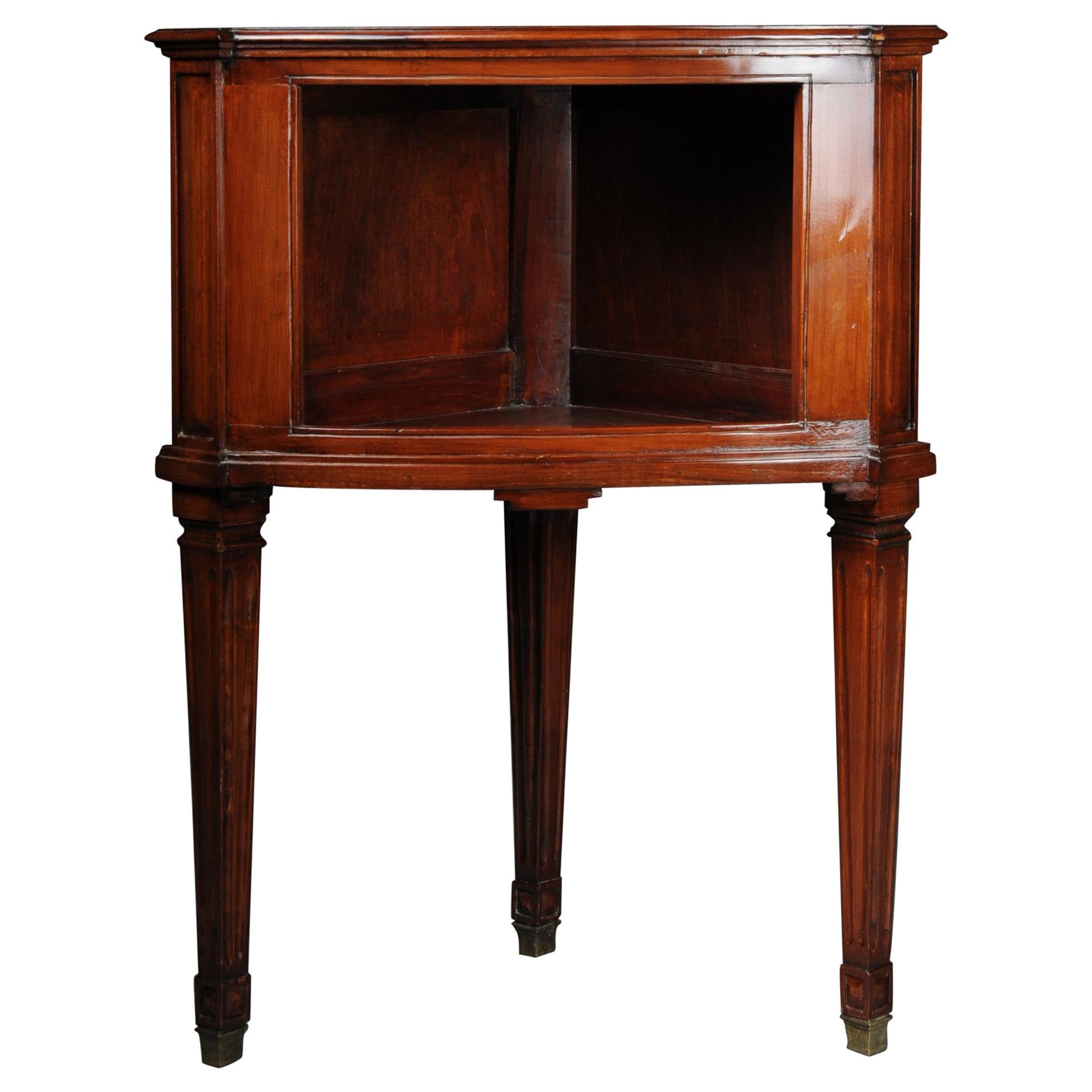 20th Century Classic English Corner Dresser / Corner Table Mahogany at ...