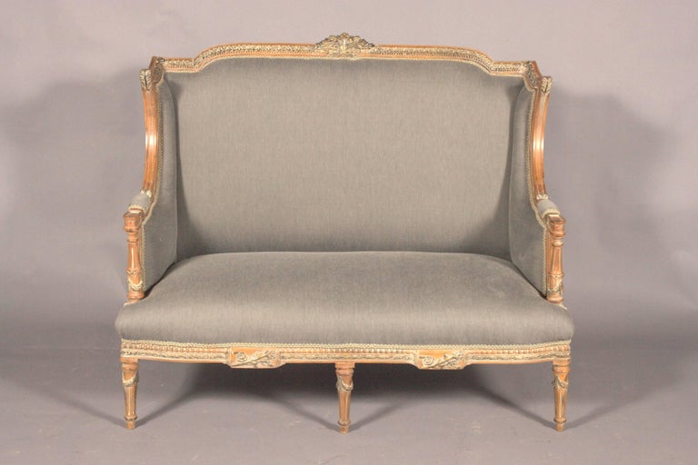 20th Century Classic Seating Set of Three Pieces in the Louis XVI Style ...