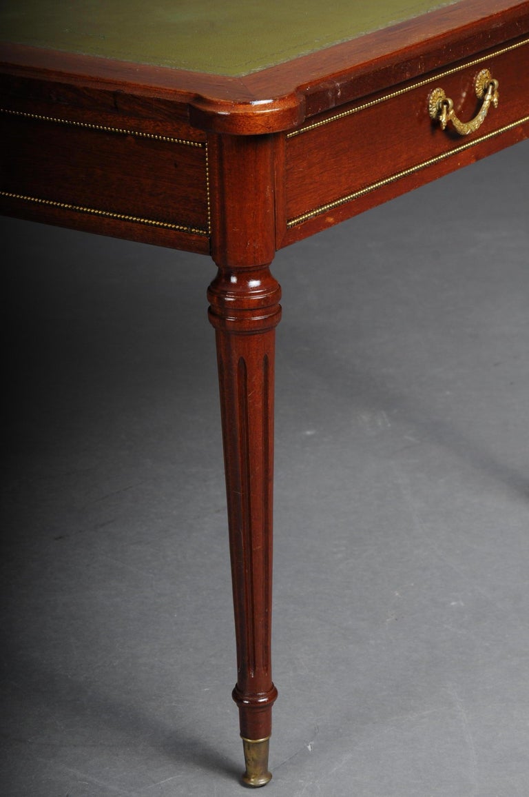 20th Century Classicist English Coffee Table Leather Top For Sale at ...