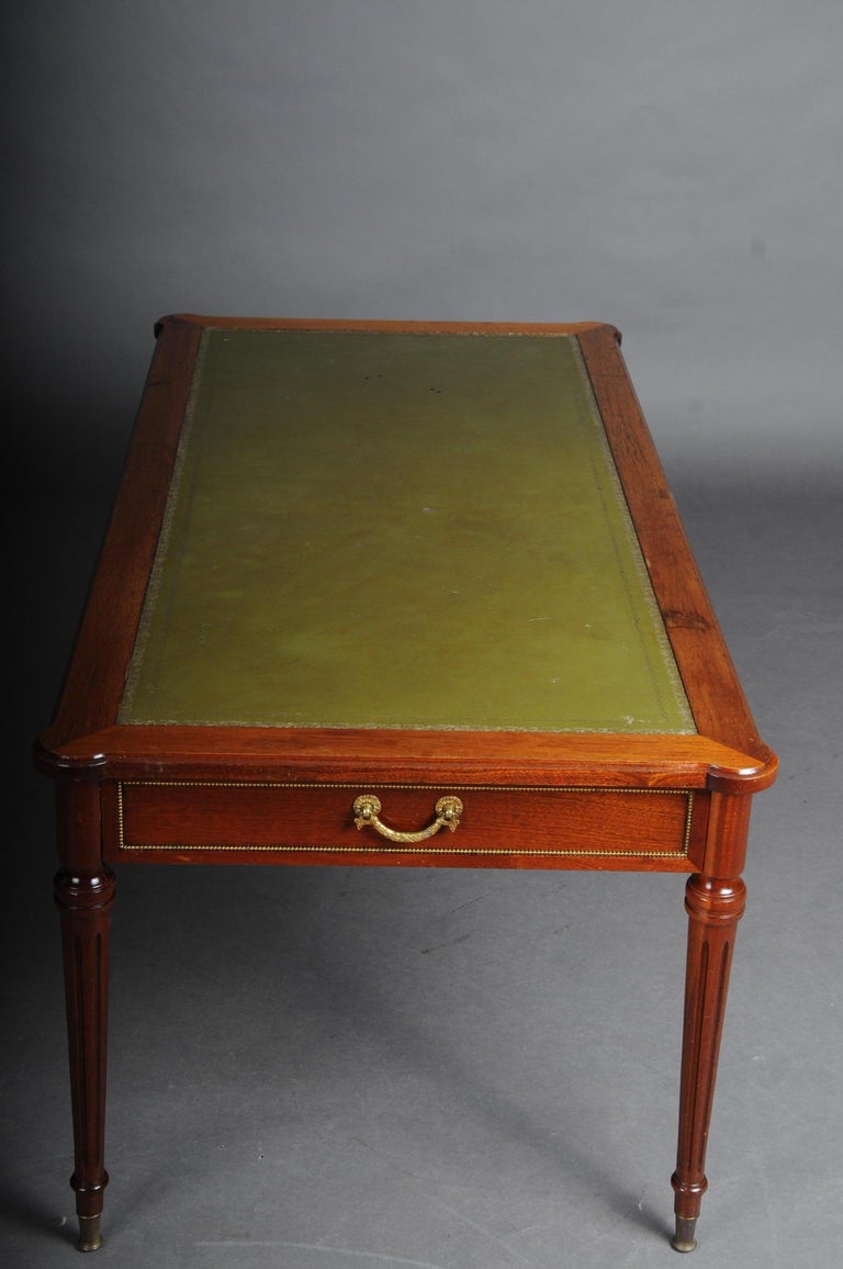 20th Century Classicist English Coffee Table Leather Top For Sale at ...