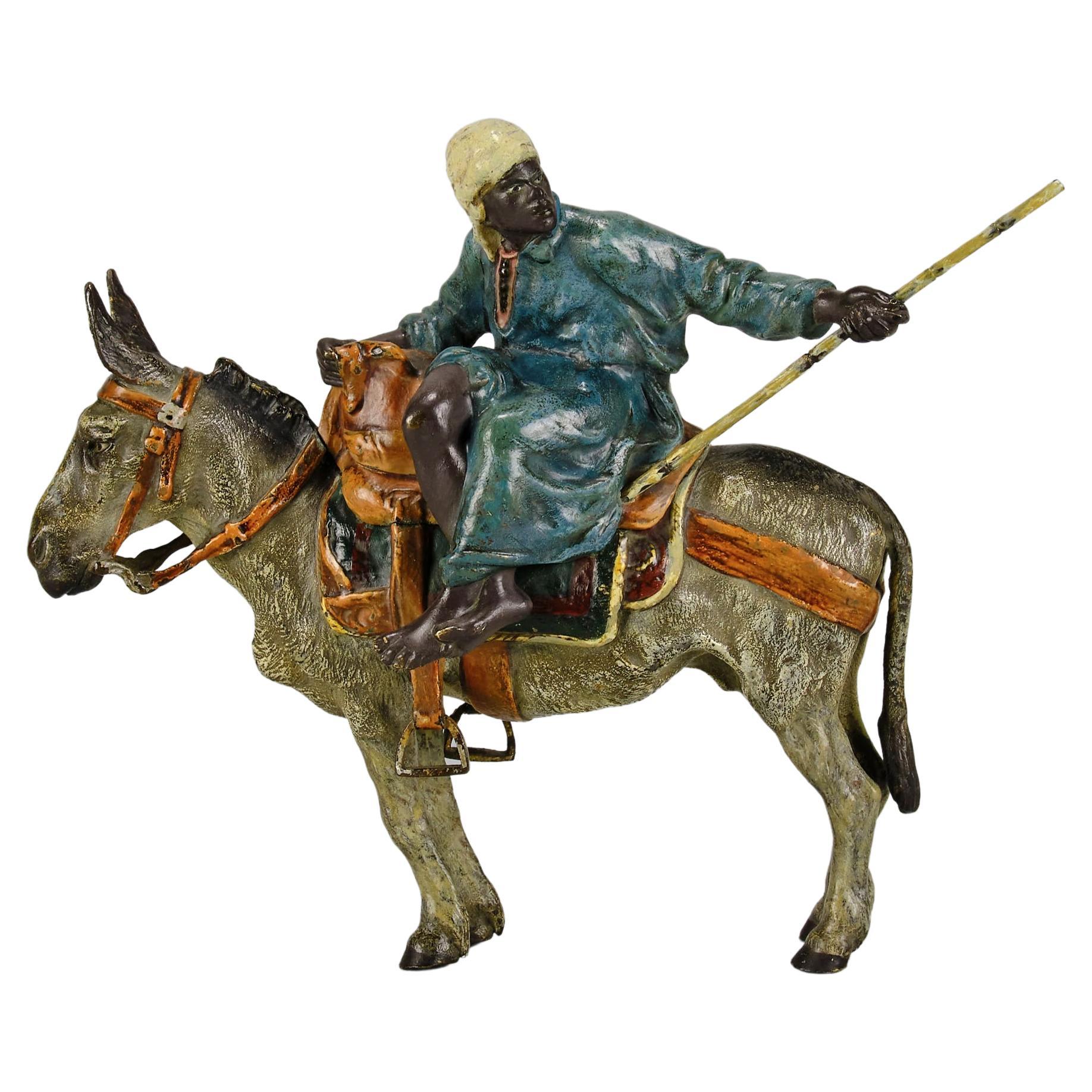 Charming Cold Painted German Donkey For Sale at 1stDibs