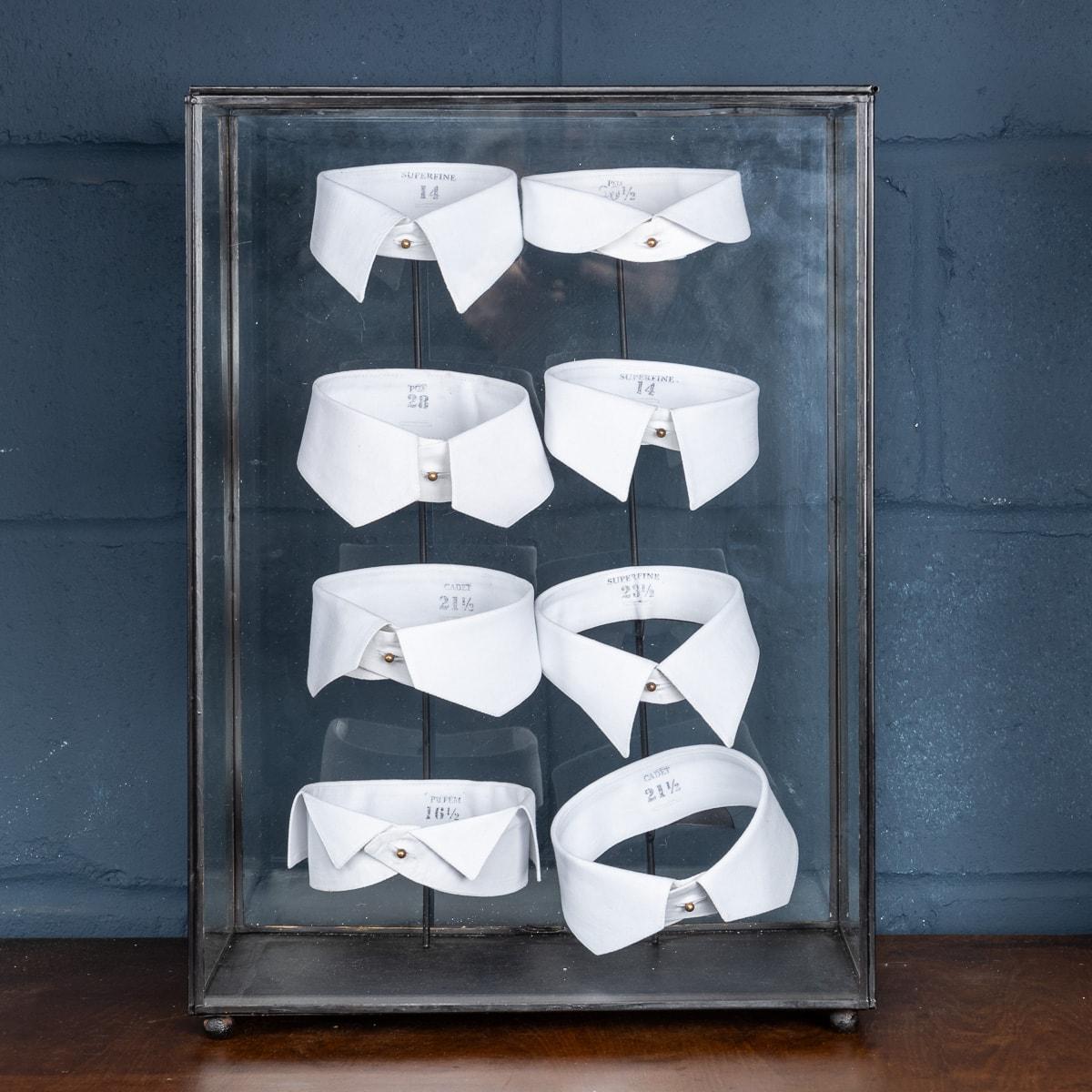20th Century Collection Of English Victorian Collars, Later Set In A Display For Sale at 1stDibs