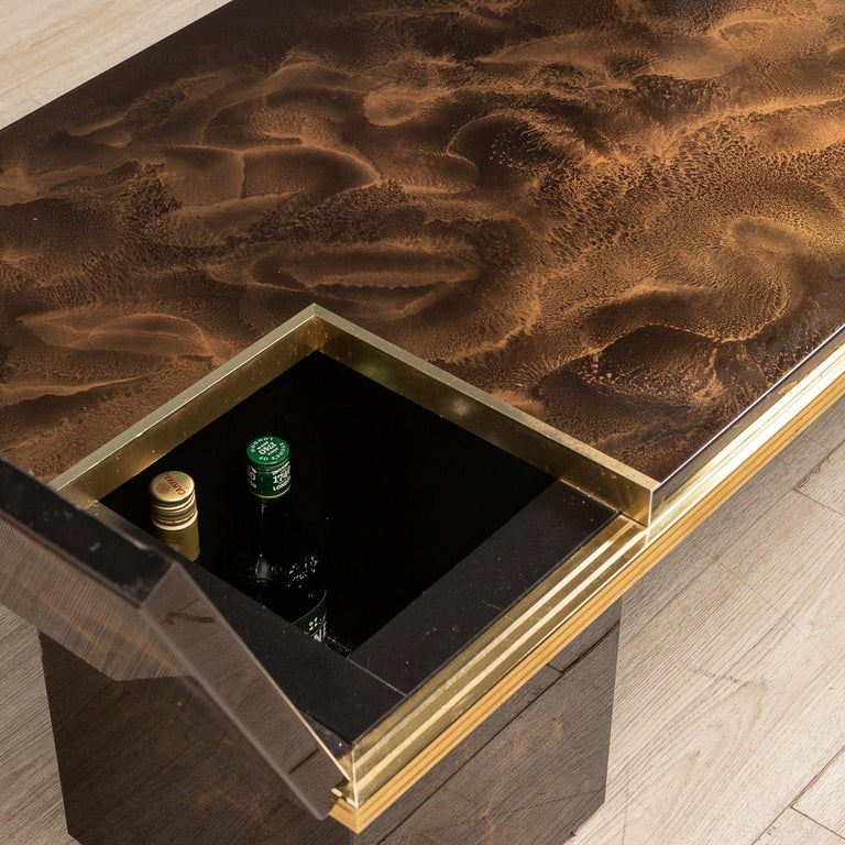 20th Century Continental "Hidden Bar" Coffee Table For Sale at 1stDibs