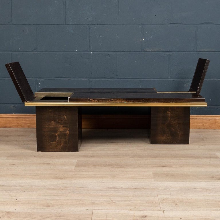 20th Century Continental "Hidden Bar" Coffee Table For Sale at 1stDibs