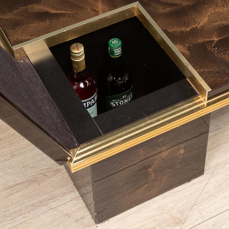 20th Century Continental "Hidden Bar" Coffee Table For Sale at 1stDibs