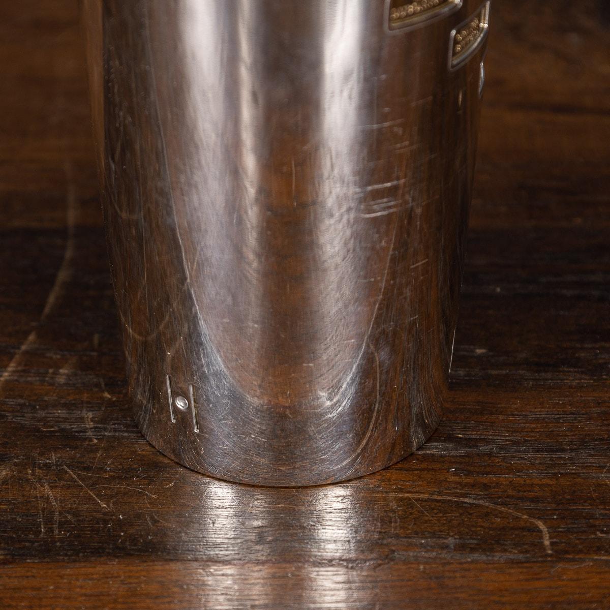 20th Century Continental "Recipe" Cocktail Shaker For Sale at 1stDibs
