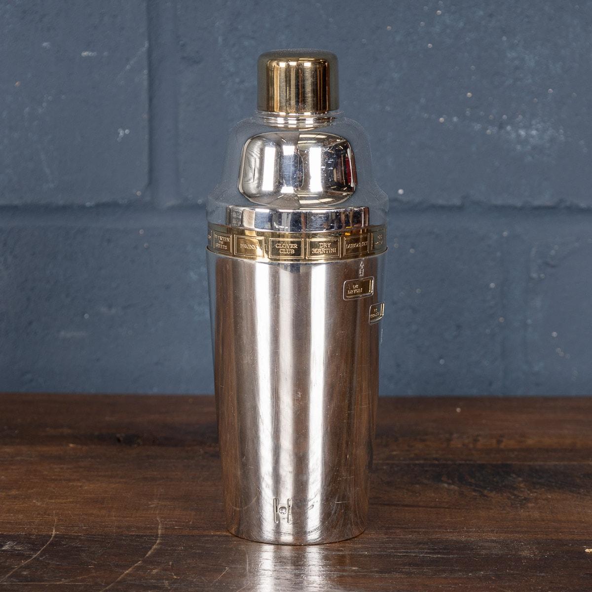 20th Century Continental "Recipe" Cocktail Shaker For Sale at 1stDibs