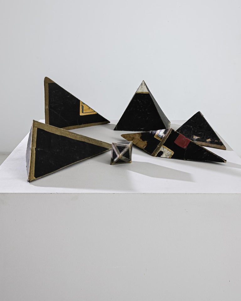 20th Century Czech Geometric Figures, Set of Six For Sale at 1stDibs
