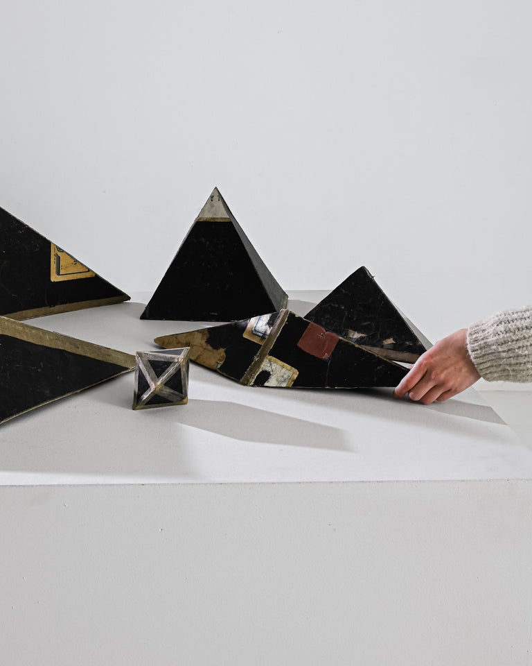 20th Century Czech Geometric Figures, Set of Six For Sale at 1stDibs